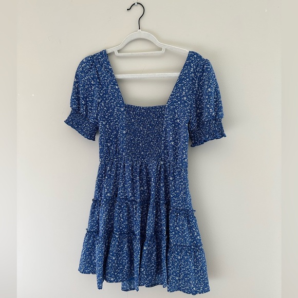 Altar'd State | Dresses | Altard State Floral Blue Dress | Poshmark